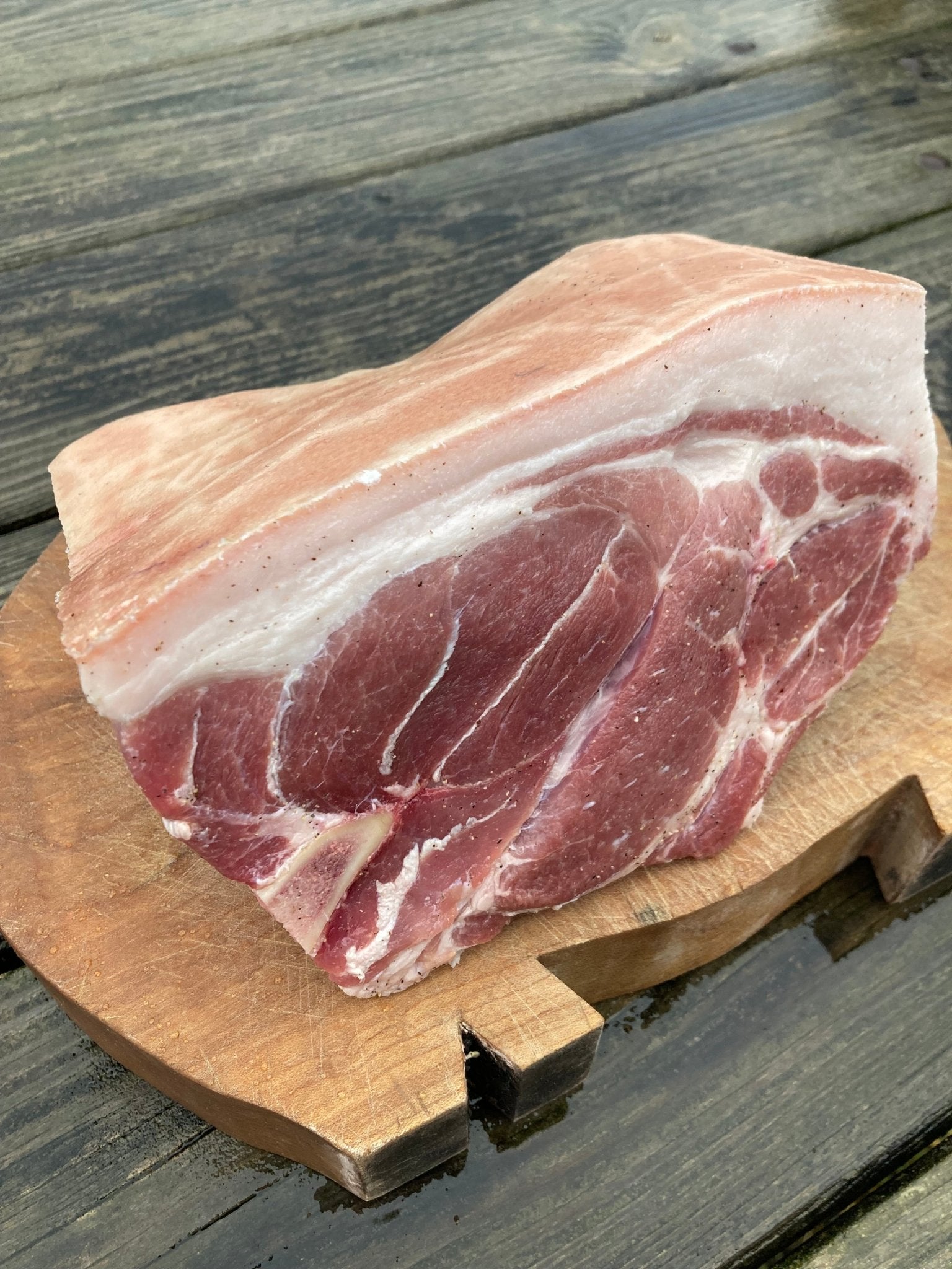 Mangalitsa Boston Butt - Bone In – Rooster Dirt Farm